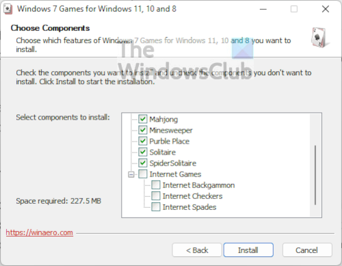 Comment installer des jeux Windows 7 sur Windows 11/10