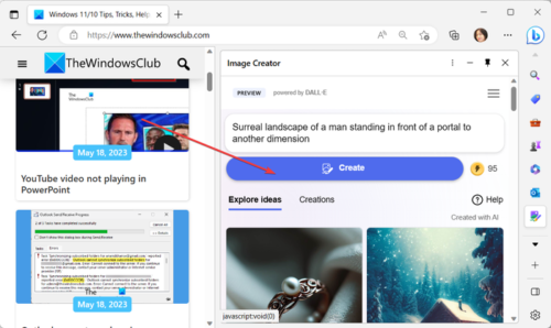 Comment utiliser Image Creator et Microsoft Designer dans Edge pour ...