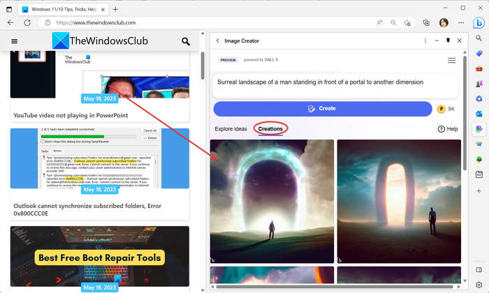 Comment utiliser Image Creator et Microsoft Designer dans Edge pour ...