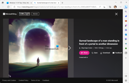 Comment utiliser Image Creator et Microsoft Designer dans Edge pour ...