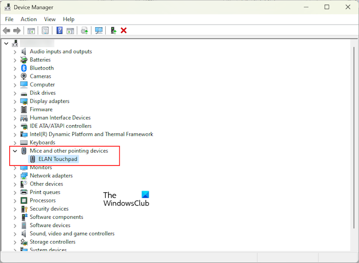 HP ordinateur portable pavé tactile ne fonctionne pas sur Windows 11 ...