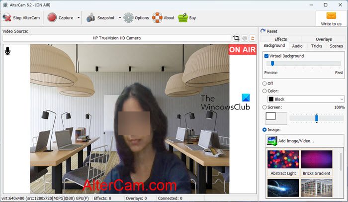 Meilleur logiciel de caméra virtuelle IA pour PC Windows - Tiempo de Frikis