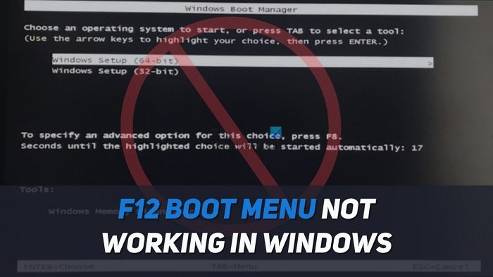 Le menu de démarrage F12 ne fonctionne pas sous Windows 11 - Tiempo de Frikis
