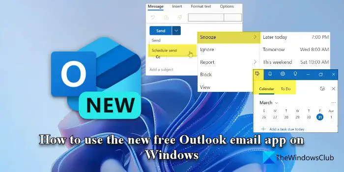 Az új ingyenes Outlook e-mail alkalmazás használata Windows 11 ...