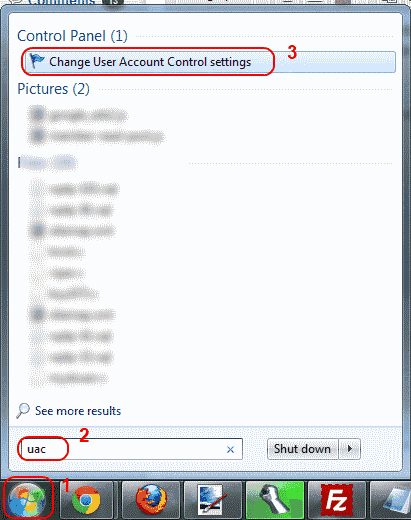 Engedélyezze vagy tiltsa le a felhasználói fiókok felügyeletét (UAC) a ...