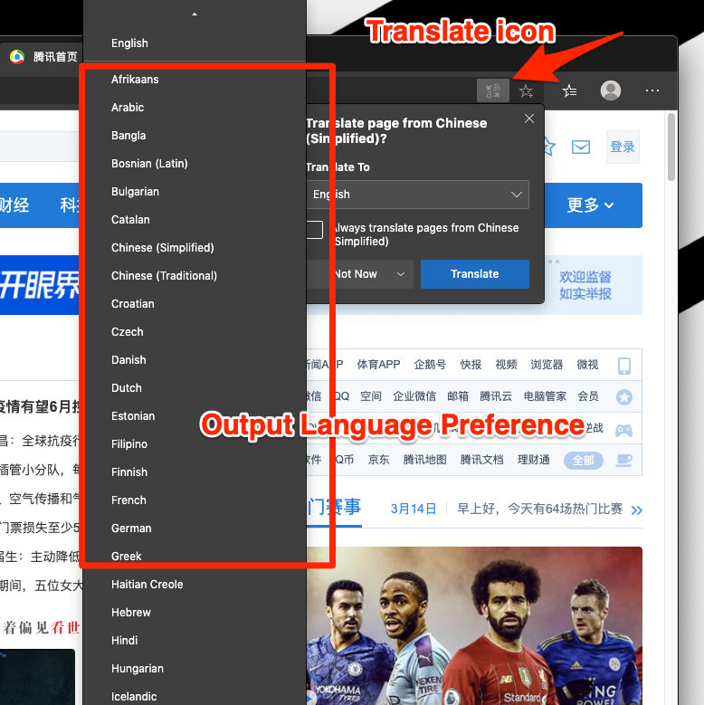 Cómo traducir automáticamente una página web en Microsoft Edge ...