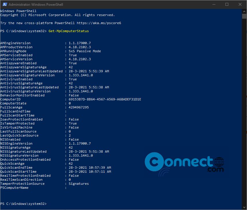Escanea, actualiza y administra el antivirus de Microsoft Defender a ...