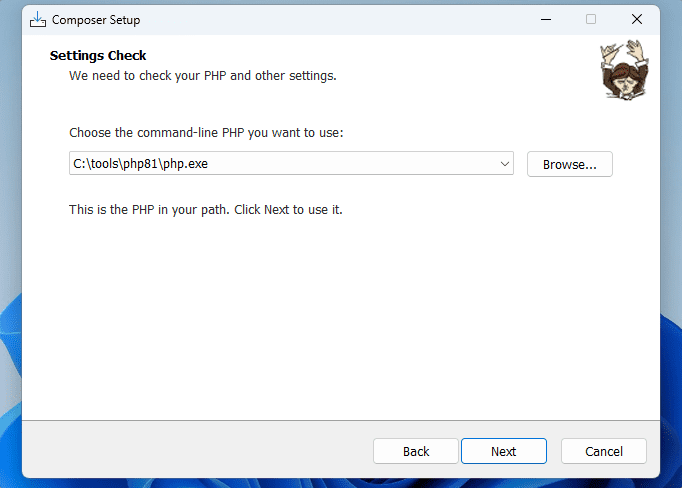 Cómo instalar PHP Composer en Windows 11 o 10 - Tiempo de Frikis