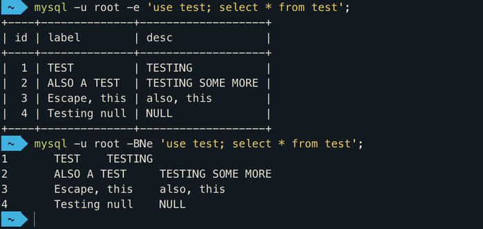 Comprobar Un Valor En Un Mysql Base De Datos De Un Linux Guión De Bash