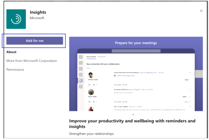 ¿Qué es Reflection en Viva Insights en Microsoft Teams?