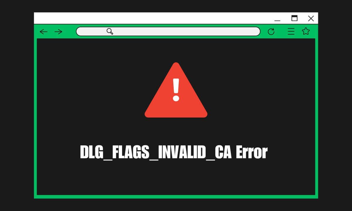 ¿Cómo solucionar el error DLG_FLAGS_INVALID_CA en Windows 11?