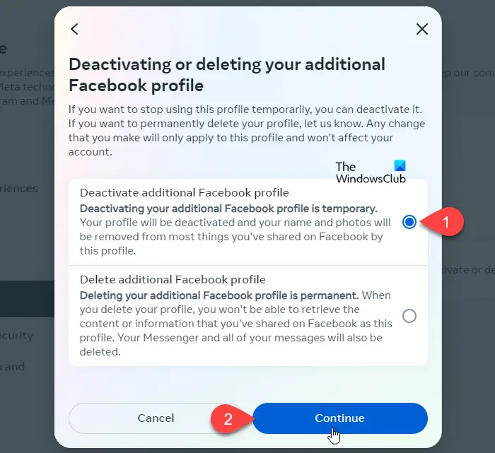 Cómo eliminar un perfil adicional en Facebook - Tiempo de Frikis
