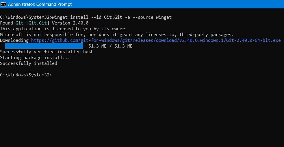 Cómo instalar Git y Git Bash en Windows