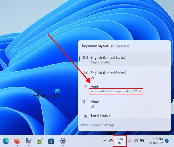 La herramienta de entrada de idioma de Microsoft Indic le permite ...