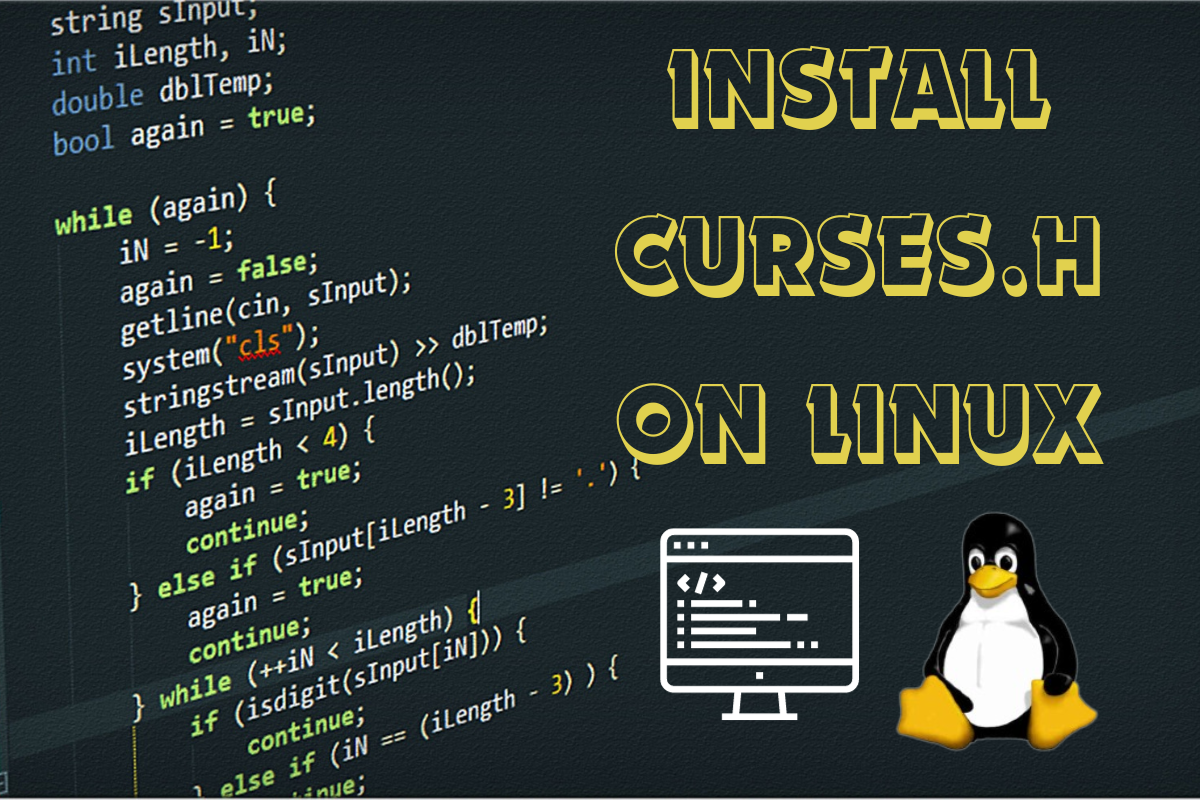 Cómo instalar la biblioteca Curses.h en Linux - Tiempo de Frikis