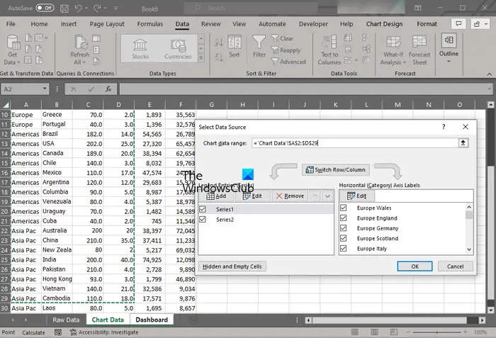 Cómo crear un tablero en Excel que se actualice automáticamente