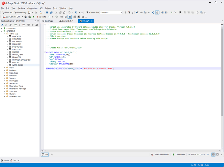 Diseño visual de bases de datos: con Oracle Database Designer