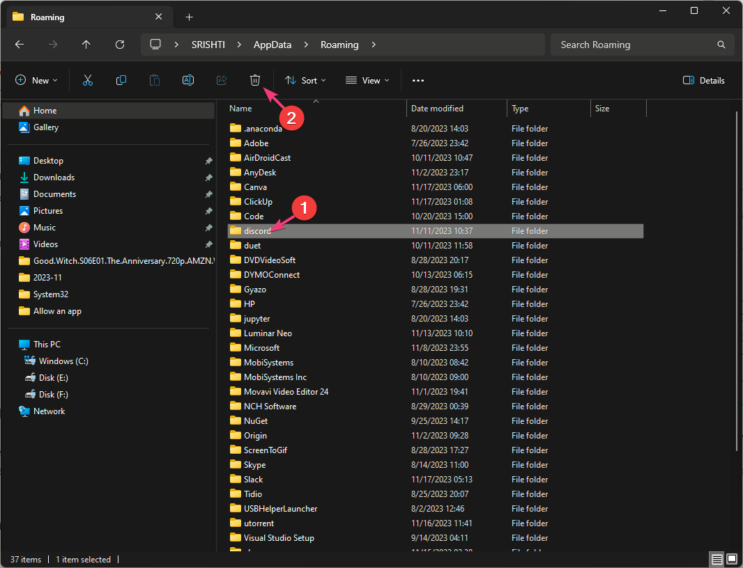 Как исправить фатальную ошибку Javascript Discord в Windows 11? – дигистарт