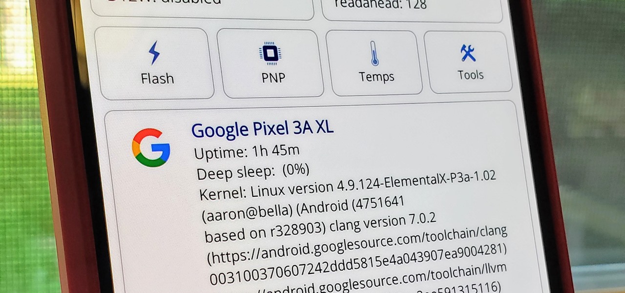 Cómo: instalar el kernel personalizado ElementalX en su Pixel 3a