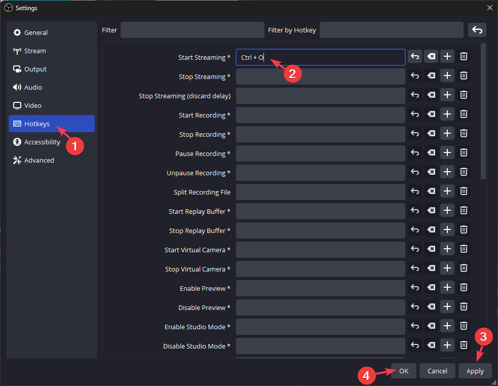 Cómo configurar las teclas de acceso rápido de OBS Studio para la productividad - Tiempo de Frikis