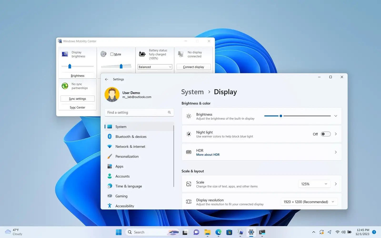 Cambiar el brillo de la pantalla en Windows 11 - Tiempo de Frikis