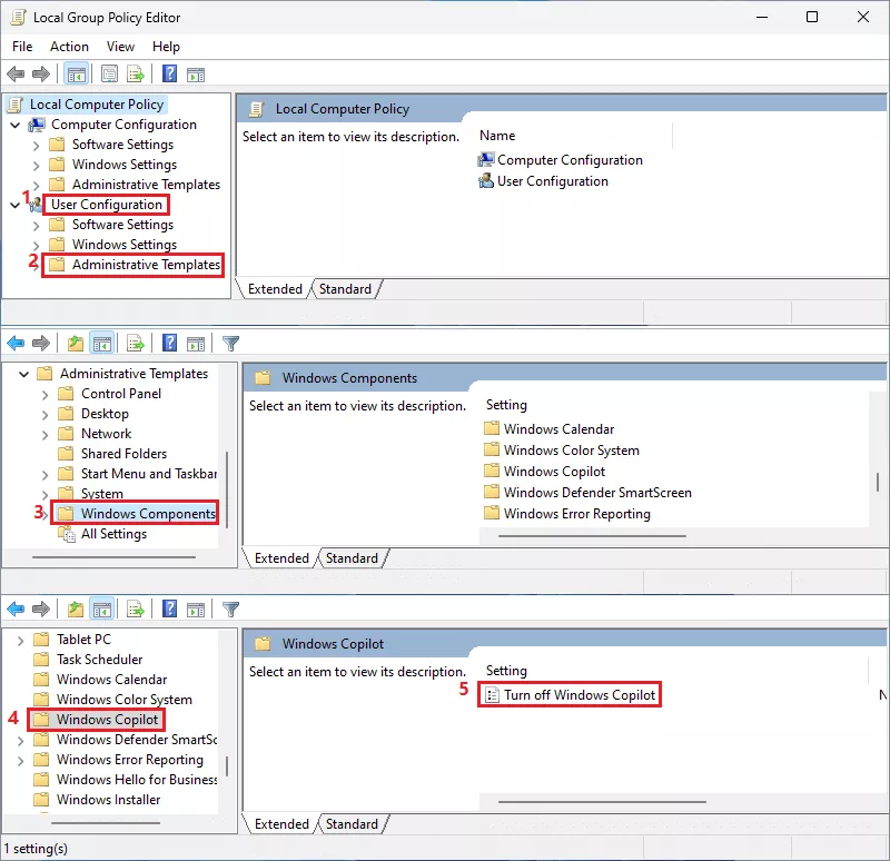 Come abilitare o disabilitare il copilota su Windows 11 23H2