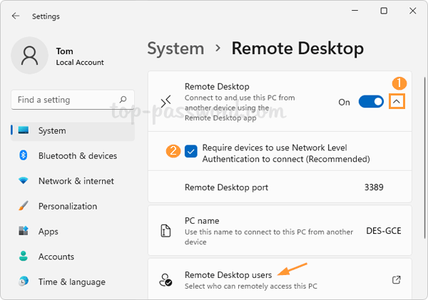 Come abilitare il desktop remoto su Windows 11