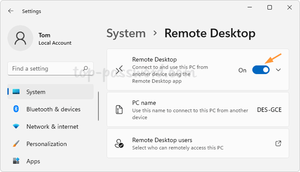 Come abilitare il desktop remoto su Windows 11