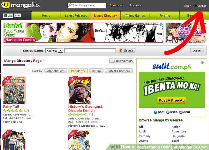 I 10 migliori siti web di lettura di manga online GRATUITAMENTE
