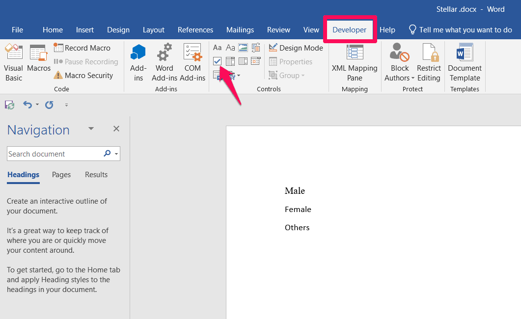 Come inserire la casella di controllo in Word per creare una lista di ...