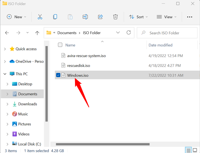 Come montare un'immagine ISO in Windows 11