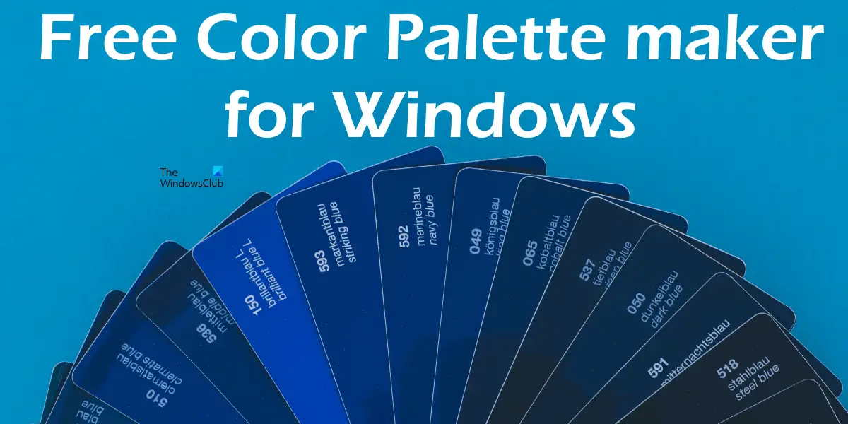 Il miglior creatore gratuito di tavolozze di colori per Windows 11/10