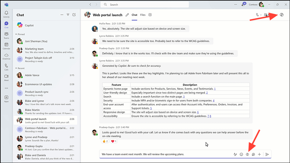 Come utilizzare Copilot nelle riunioni di Teams - Tiempo de Frikis