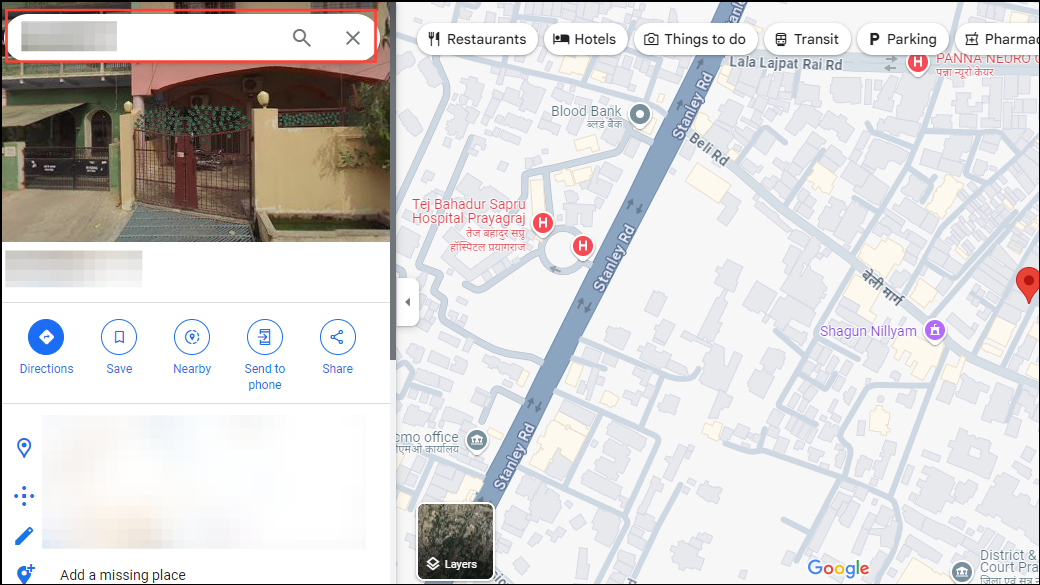 Come sfocare la tua casa, la targa e altri oggetti in Google Maps