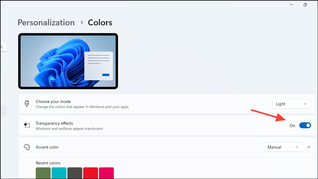 Come rendere trasparente la barra delle applicazioni in Windows 11 - Tiempo de Frikis