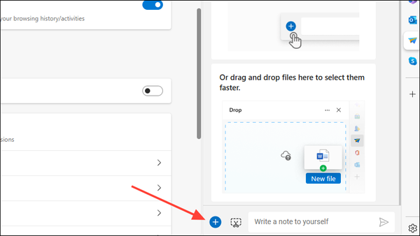 Come utilizzare Microsoft Edge Drop per condividere i file tra i tuoi ...