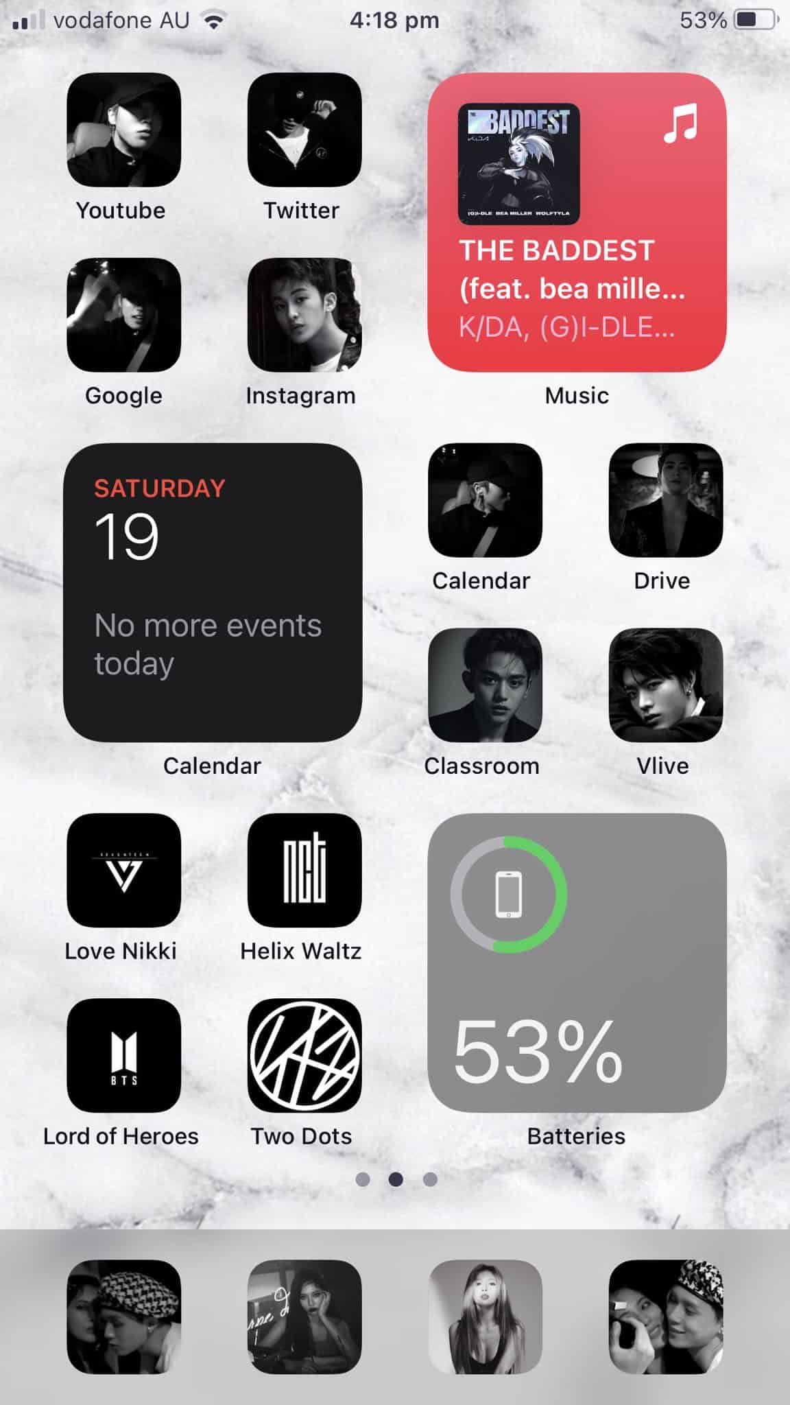 Idee per la schermata iniziale estetica di iOS 14 per iPhone