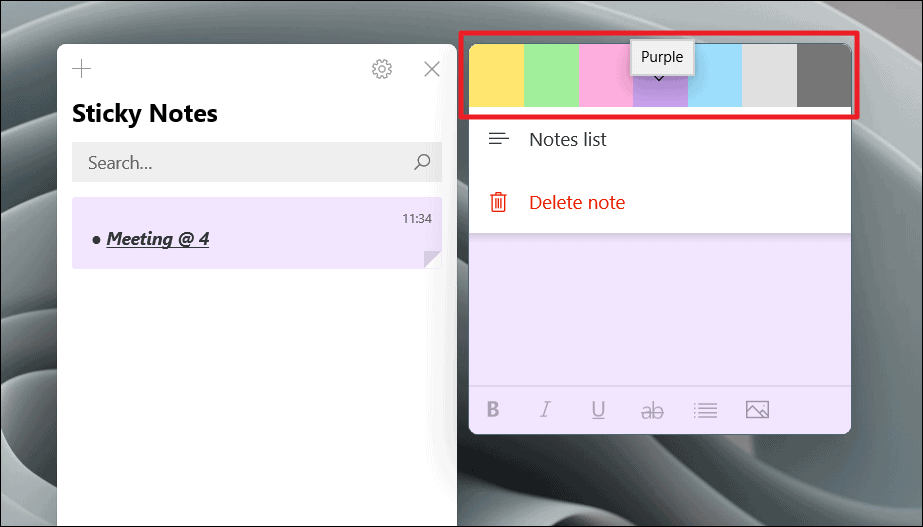Come creare e utilizzare le note appiccicose in Windows 11