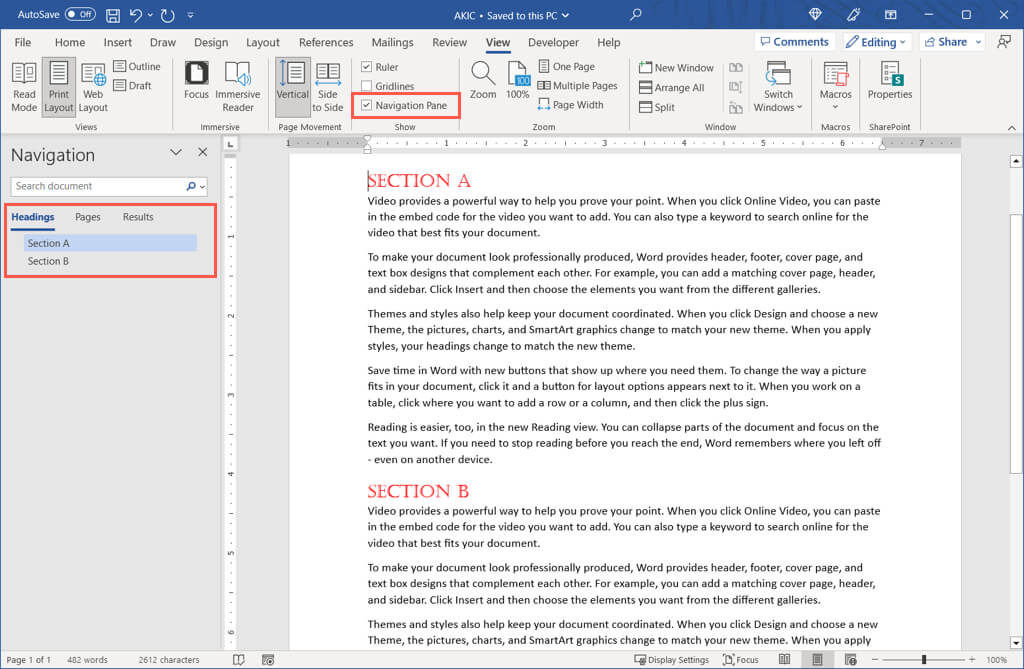 Come aggiungere un'intestazione a un documento di Microsoft Word ...