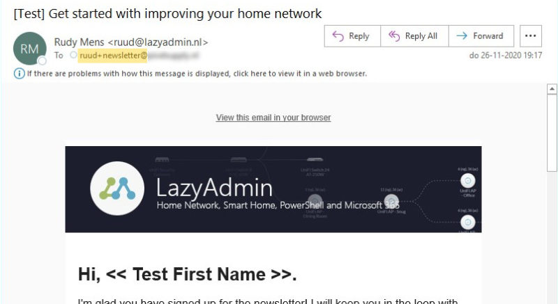 Office 365 Plus Addressing – Come abilitarlo