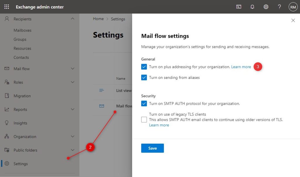 Office 365 Plus Addressing – Come abilitarlo