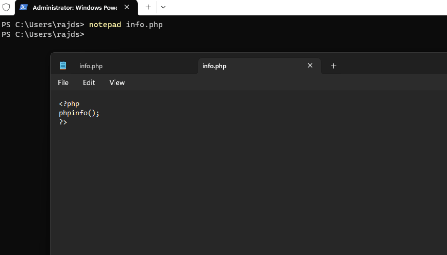 Come installare PHP su Windows 10 | 11 Utilizzo del prompt dei comandi