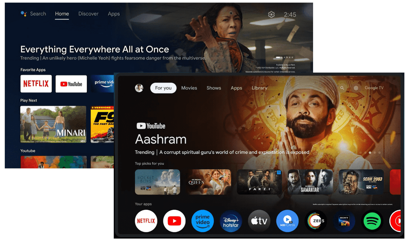 Differenza tra Android TV e Google TV: che è giusto per te? - Tiempo de Frikis