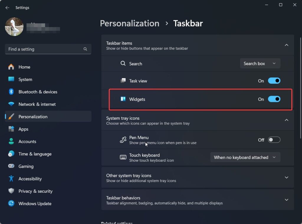 Come rimuovere il meteo dalla barra delle applicazioni di Windows 11 ...