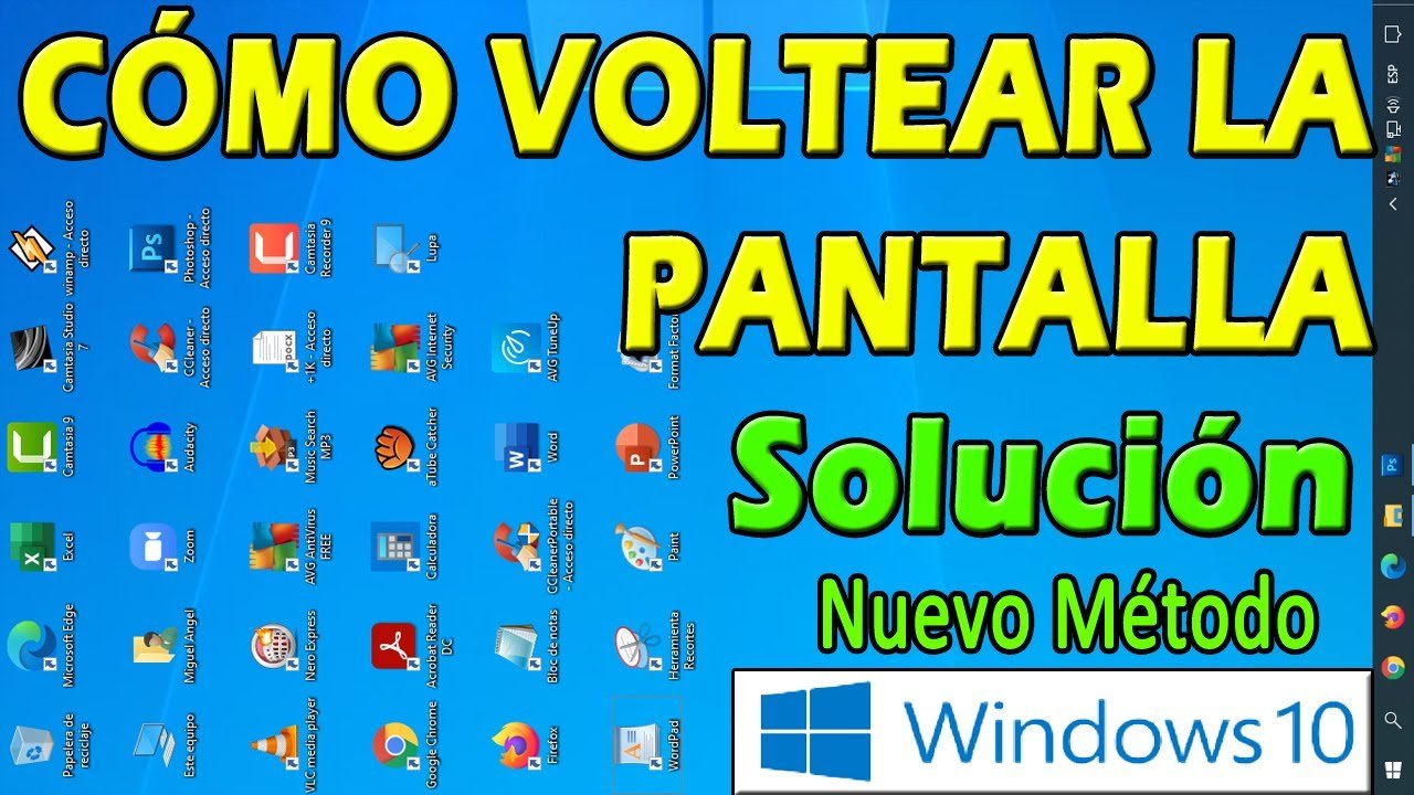 Come cambiare la schermata verticale in orizzontale in Windows 10 ...