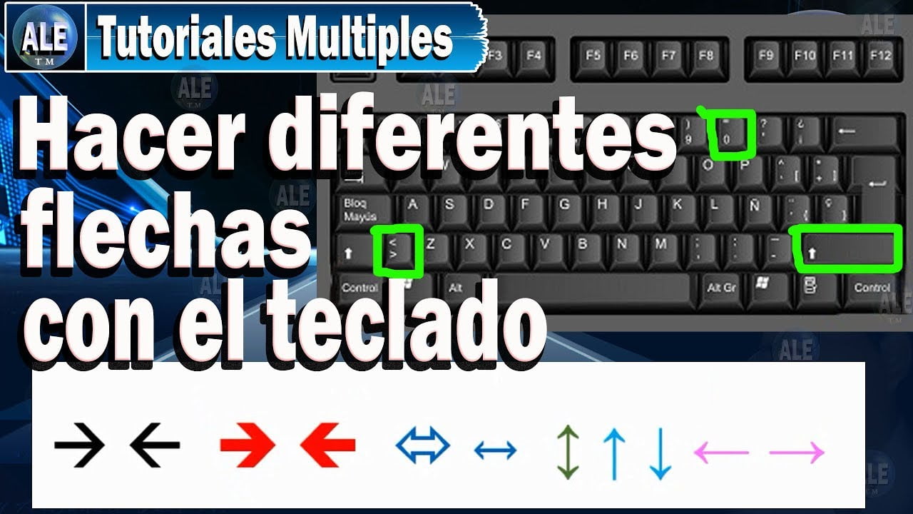 Come si crea una freccia con la tastiera in Word? - Tiempo de Frikis