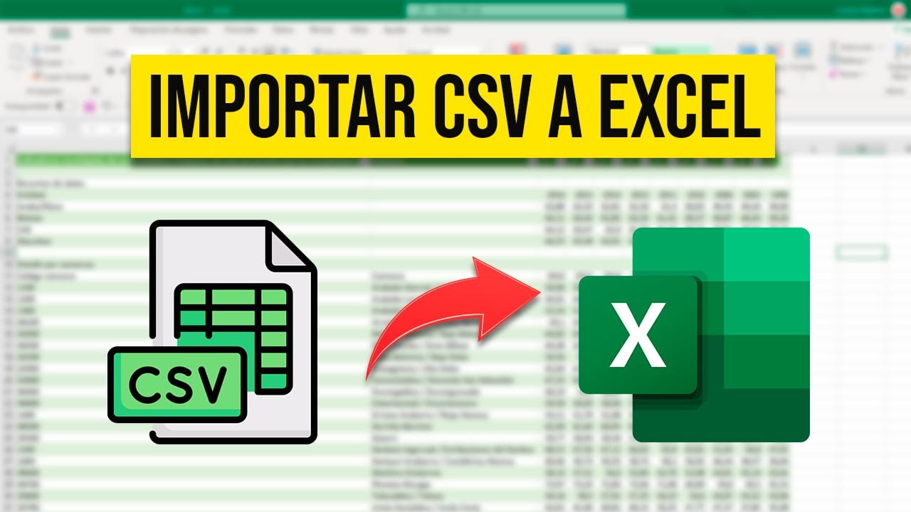 Come caricare un file CSV in Excel? - Tiempo de Frikis