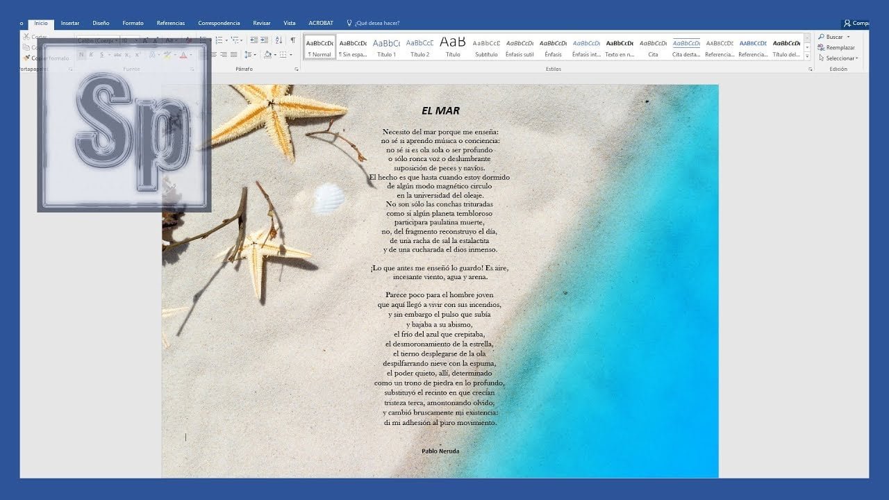 Come mettere uno sfondo in Word e scriverci sopra? - Tiempo de Frikis