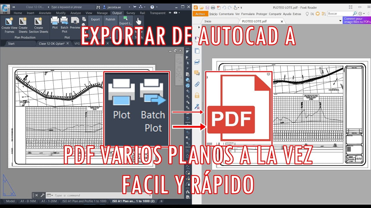 Come salvare più file AutoCAD in PDF? - Tiempo de Frikis