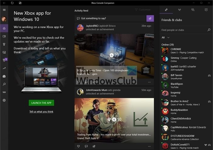 App Xbox Console Companion: funzionalità e come utilizzarla in Windows ...